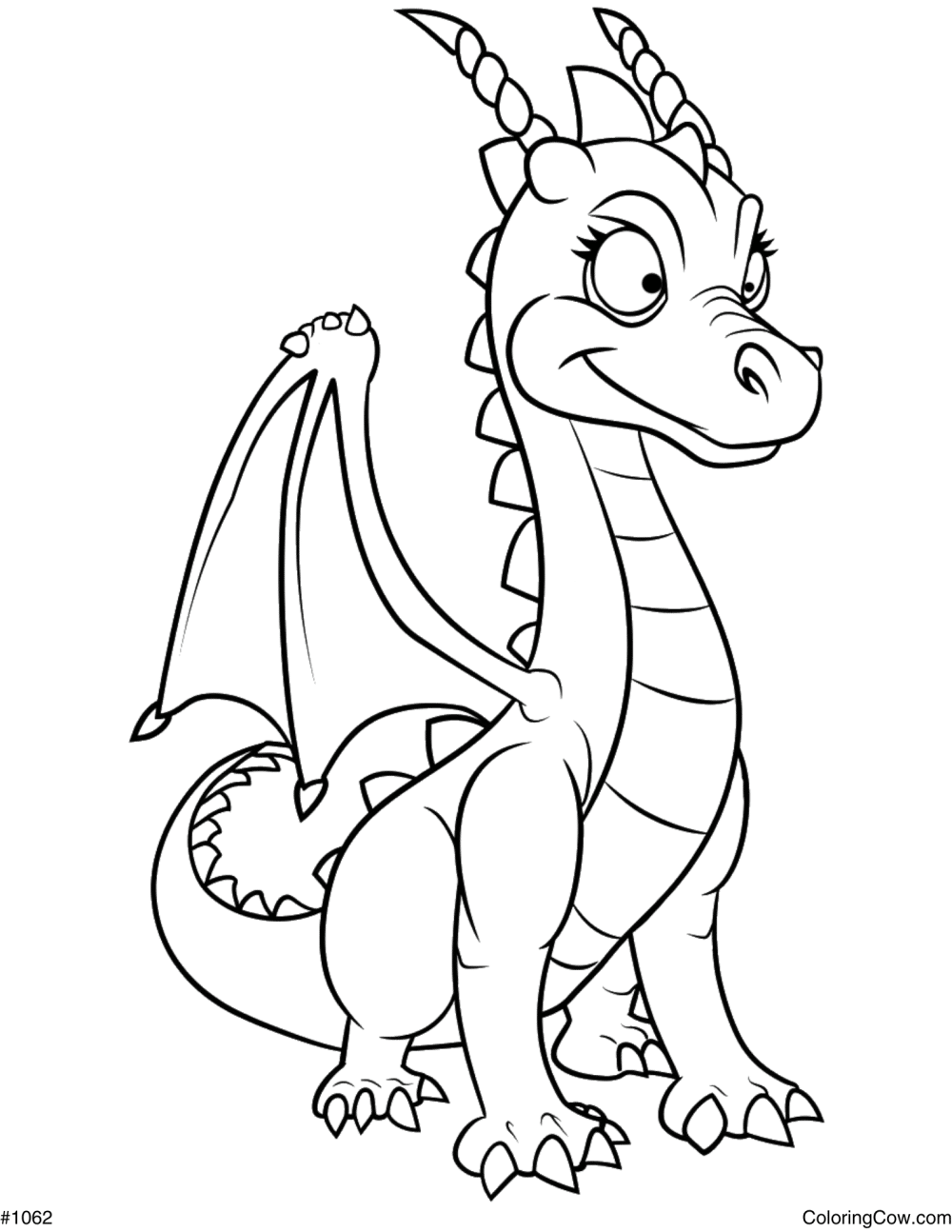 Dragon Coloring Page