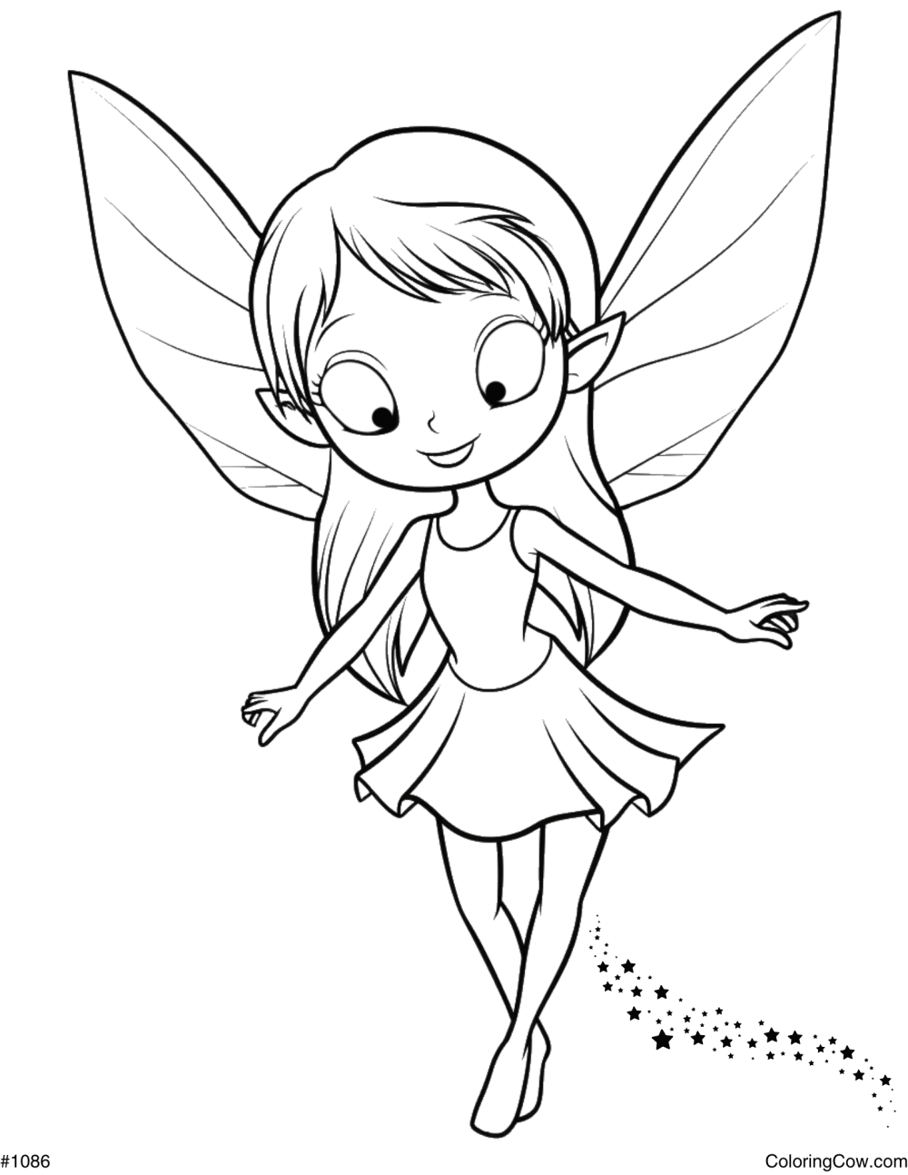 Fairy House Coloring Page Fairy House Coloring Page