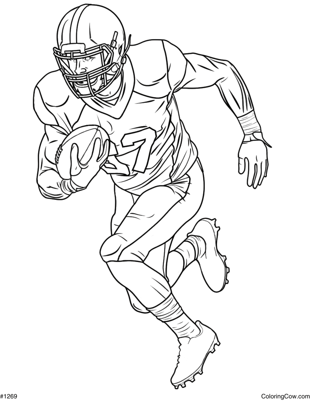 Football Jersey Coloring Page