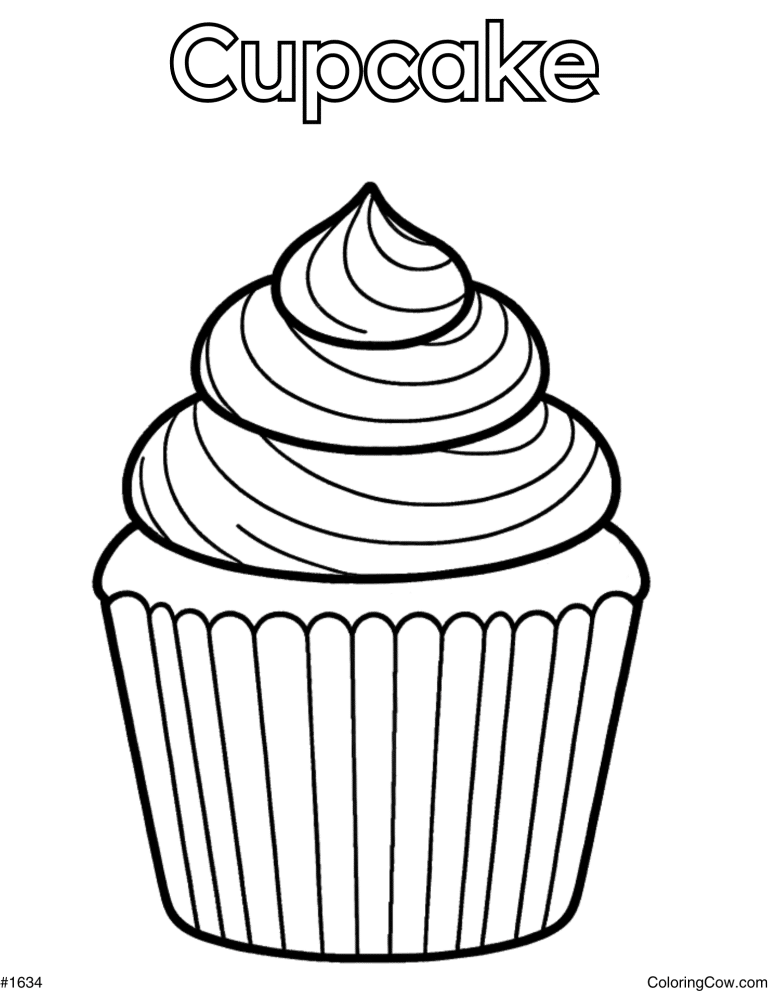 Cookie Coloring Page