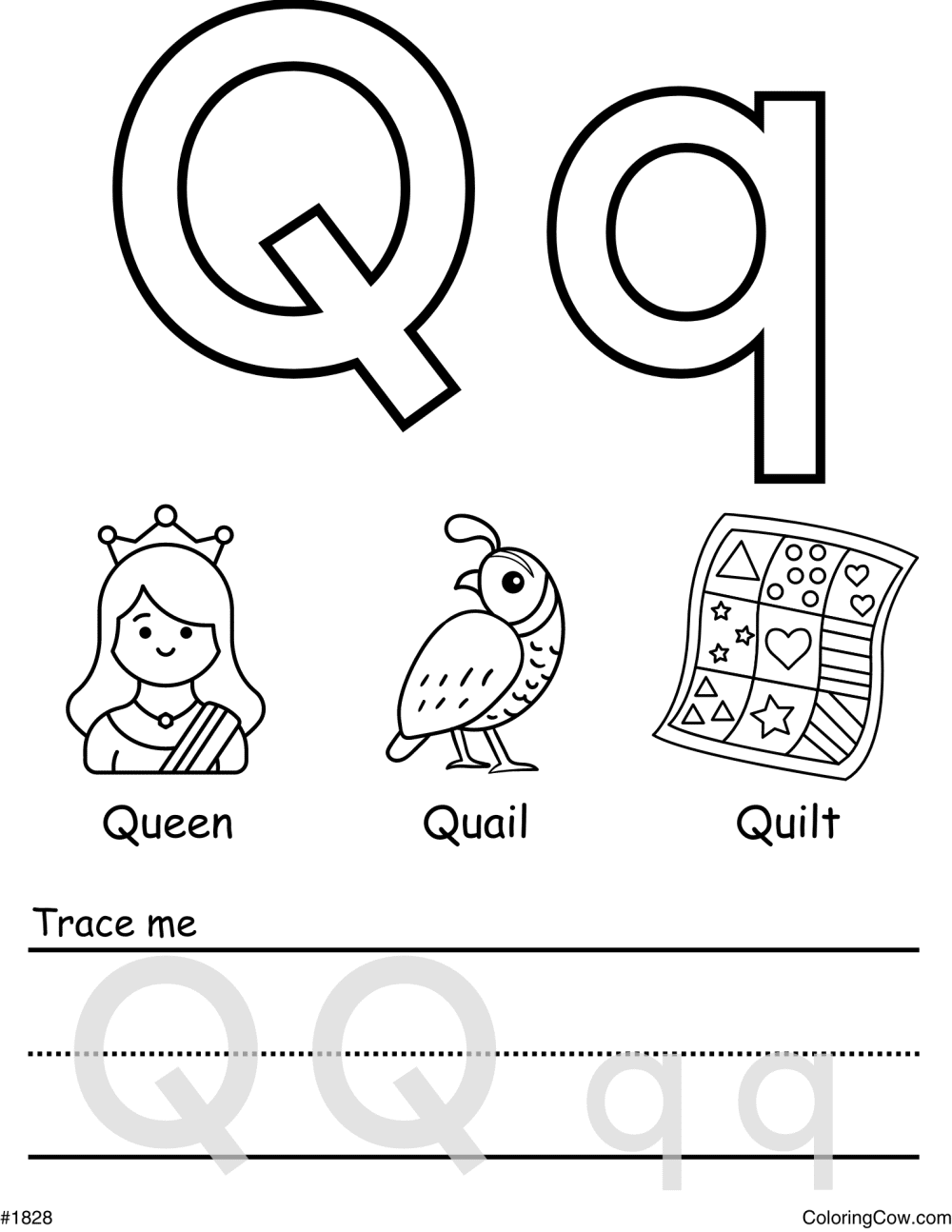 Y Is for Yak Coloring Page