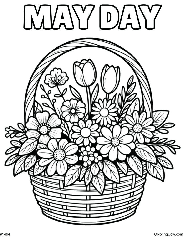 Earth Day Adult Coloring Page