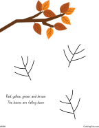 Fall Leaf Handprint Craft