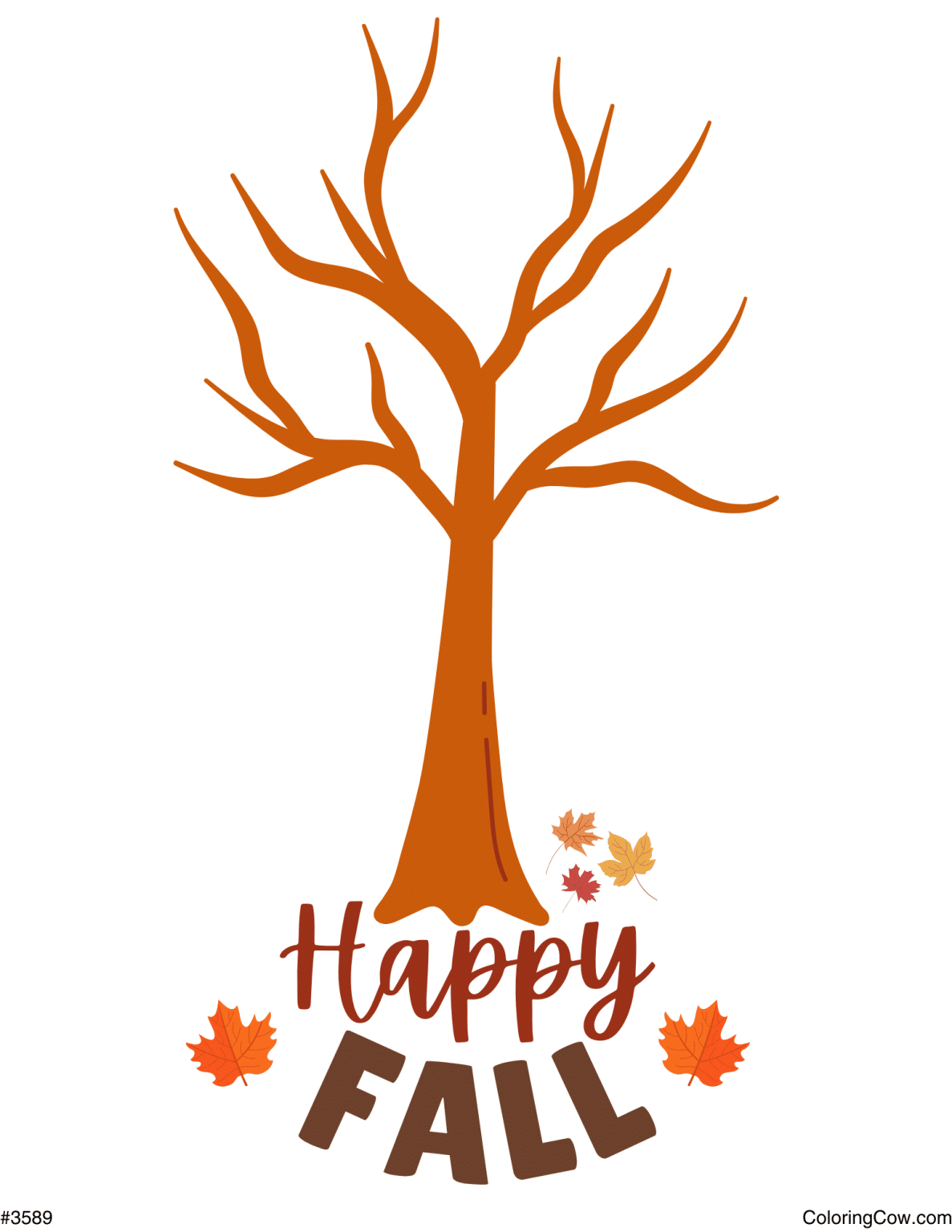 Fall Tree Handprint Craft