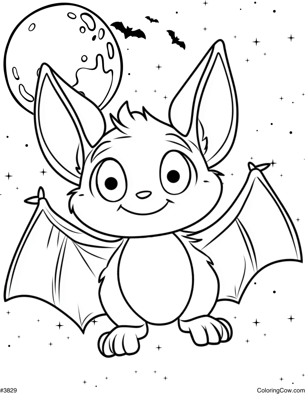 Scream Mask Coloring Page