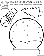 Winter Snow Globe Craft