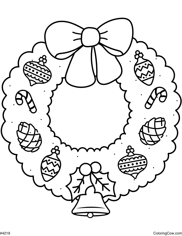 Christmas Sweater Coloring Page