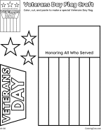 Veterans Day Flag Craft