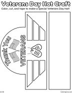 Veterans Day Hat Craft