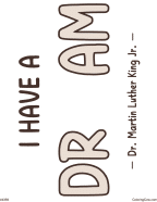 MLK Day Handprint Craft