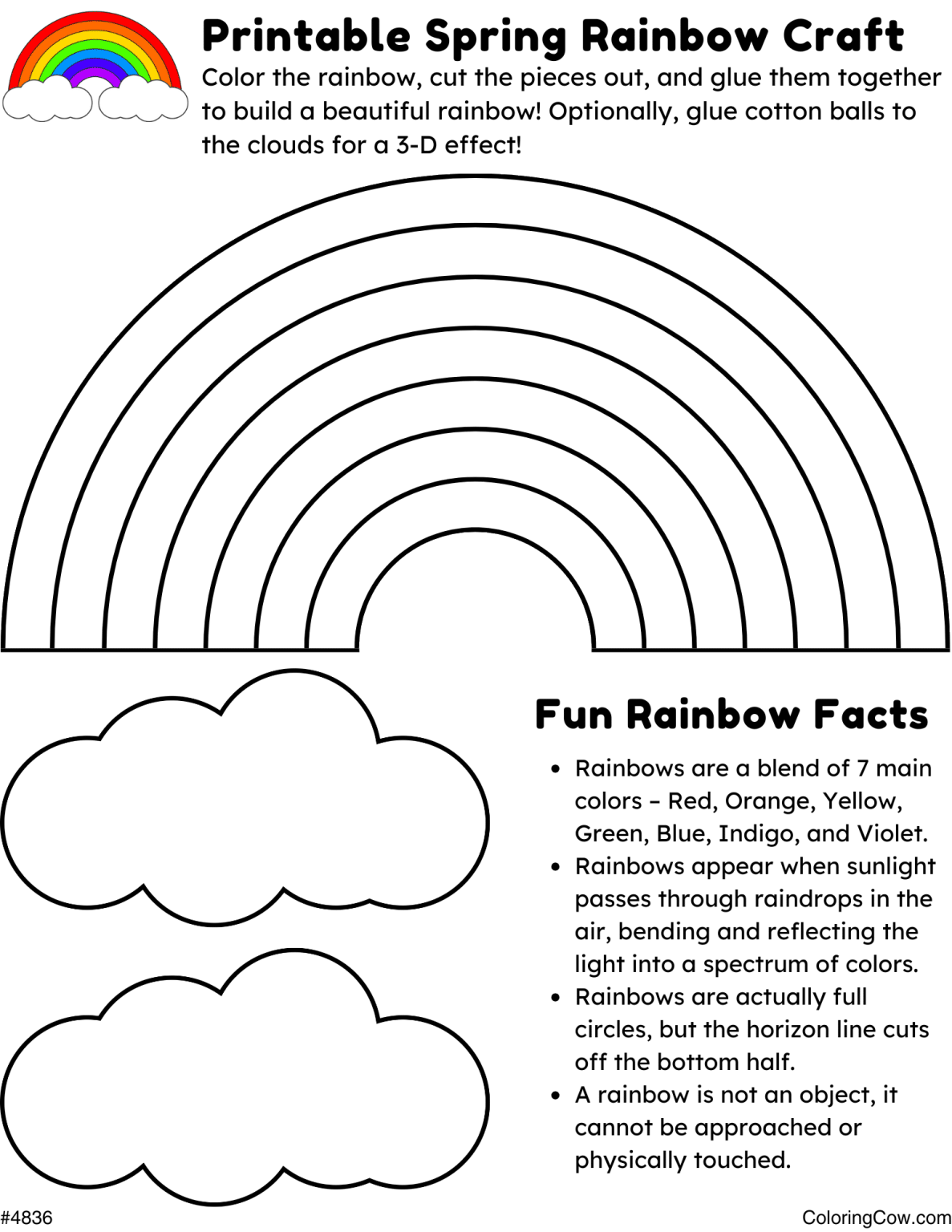 Spring Rainbow Craft