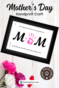 Mother's Day Handprint Craft