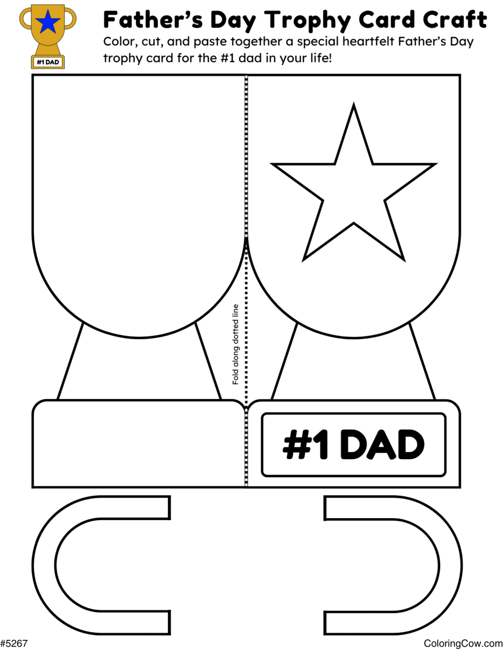 Father’s Day Trophy Card Craft