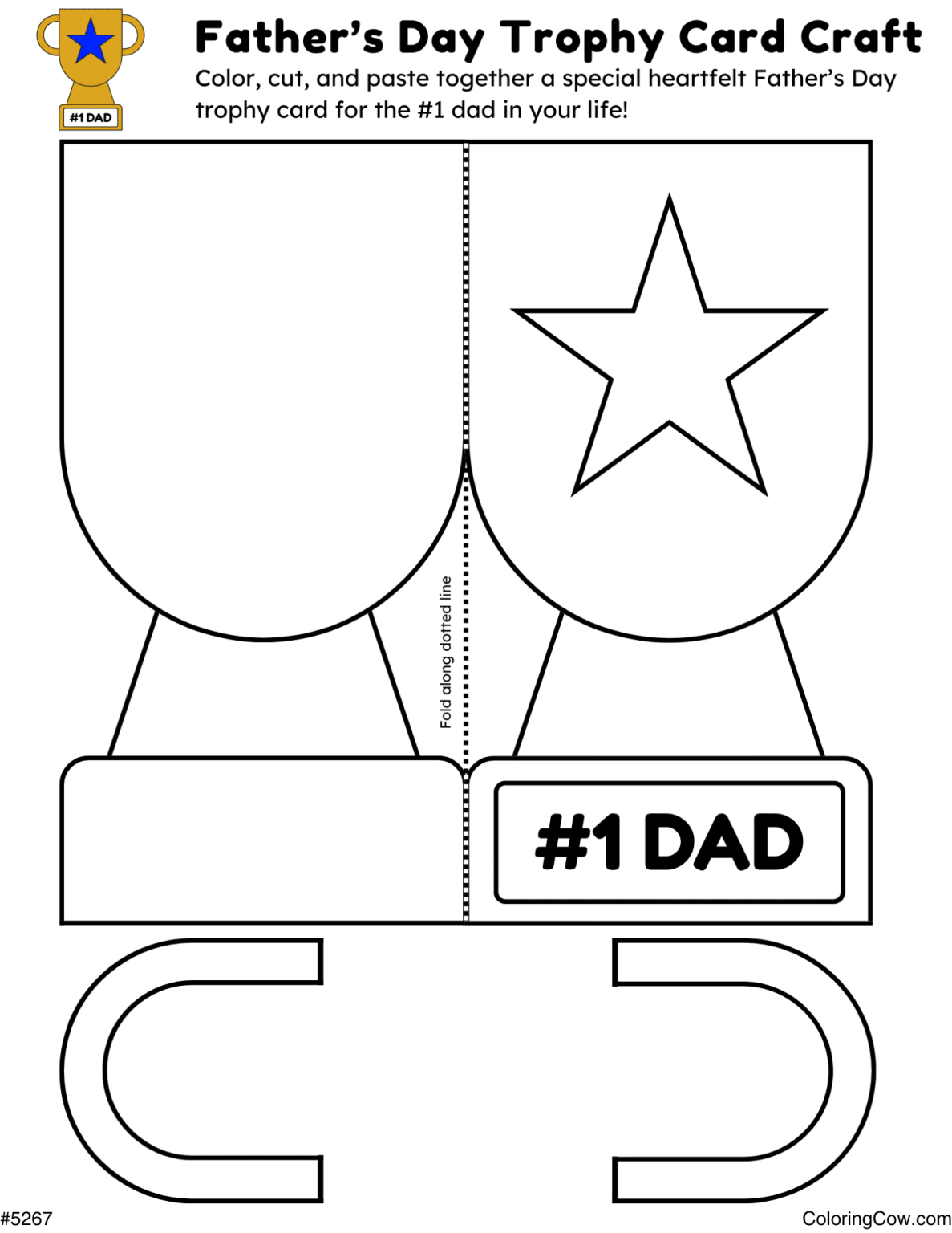 Father’s Day Trophy Card Craft