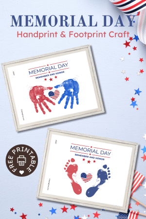 Memorial Day Handprint and Footprint Craft