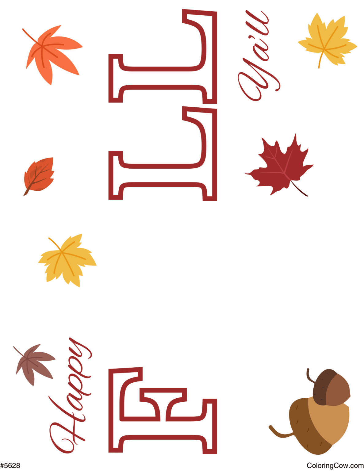 Happy Fall Handprint Craft