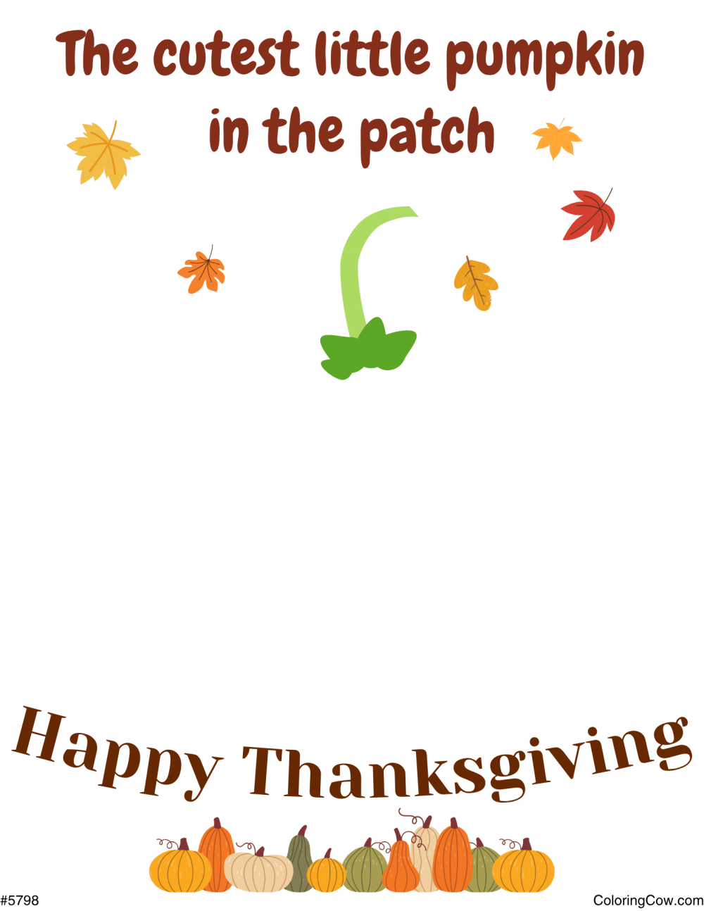 Thanksgiving Pumpkin Handprint Craft