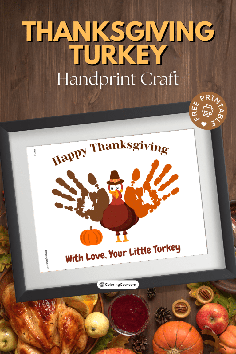 Thanksgiving Turkey Handprint Craft