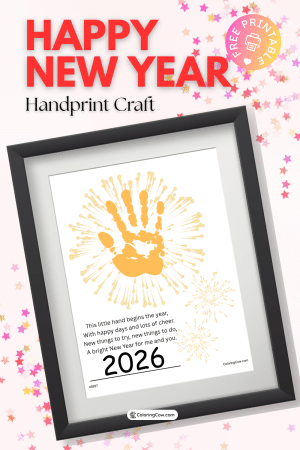 Happy New Year Handprint Craft