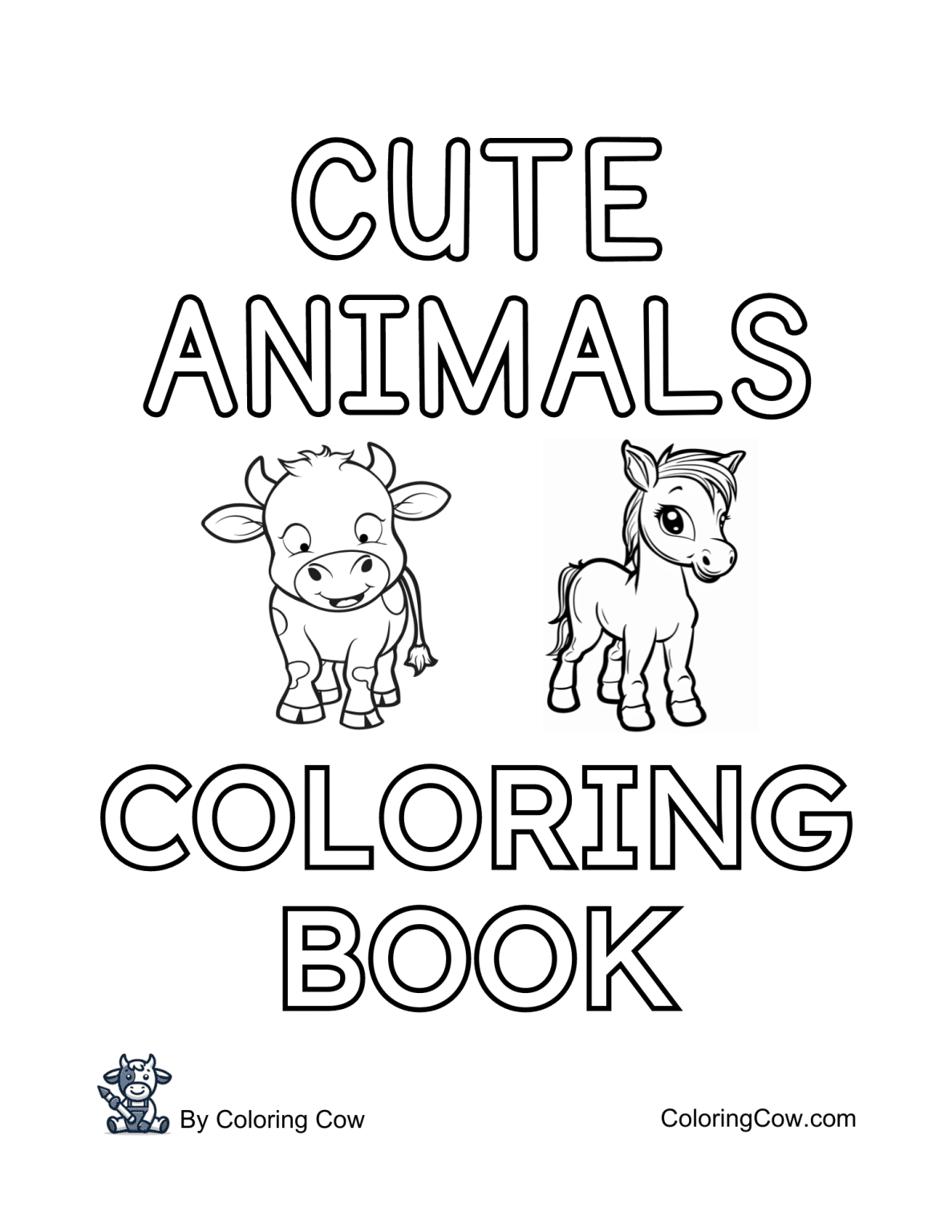 Cute Sea Turtle Coloring Page