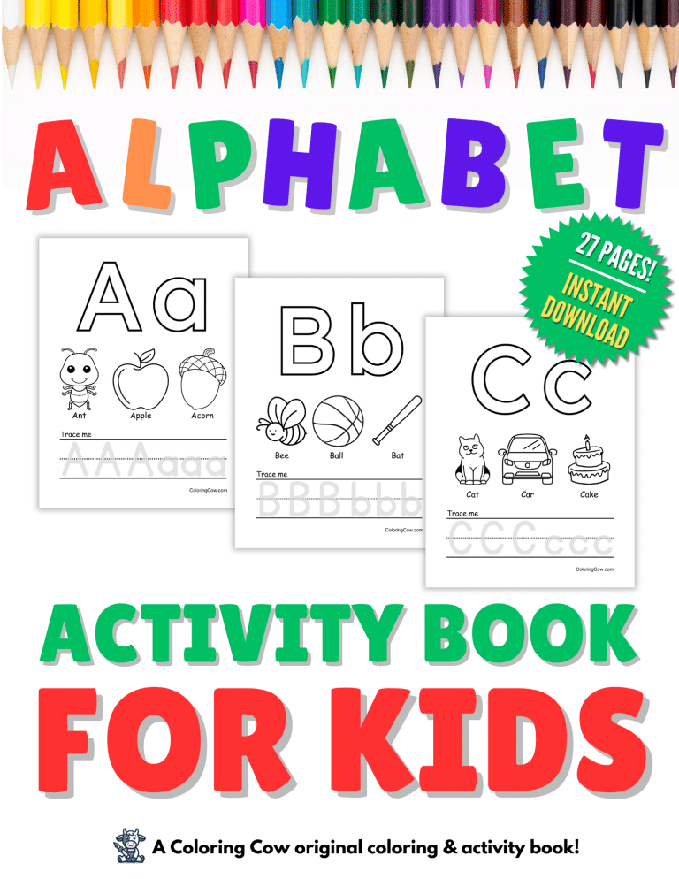 First Day of Kindergarten Coloring Page